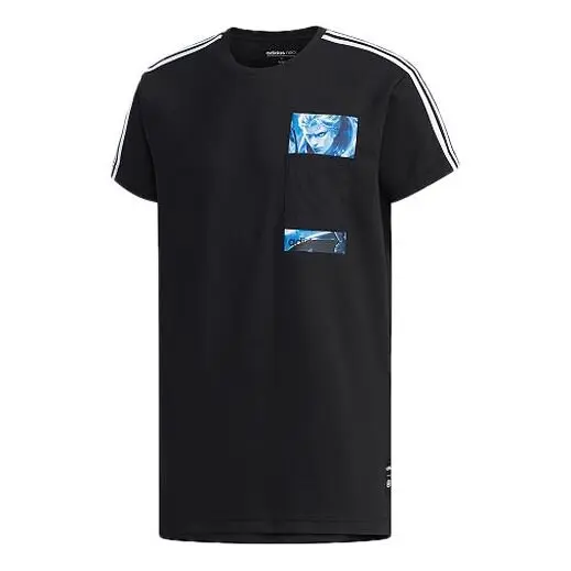 Adidas Neo X Crossover White Casual Sports Short Sleeve - Black