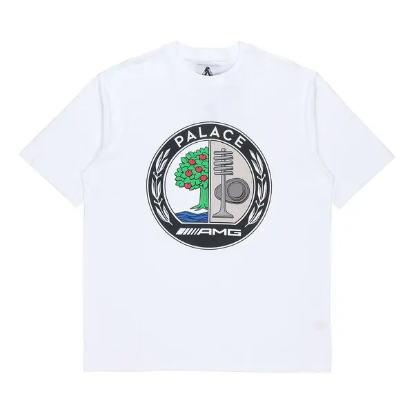 PALACE X Amg Crossover Emblem T-shirt - White