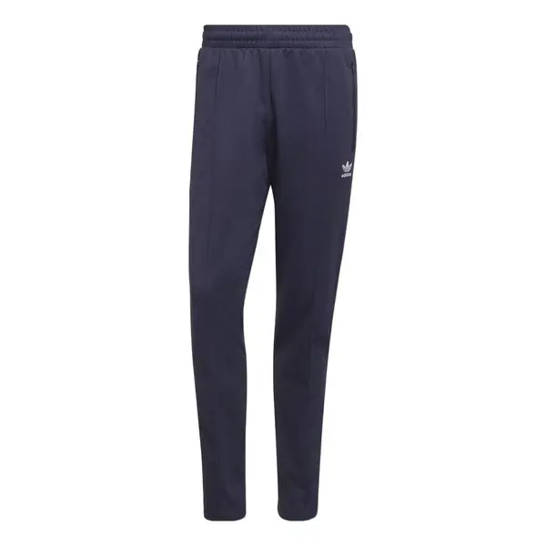 Adidas Originals Solid Color Straight Slim Fit Sports Pants/trousers/joggers Blue - Multi-color