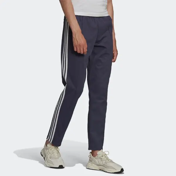 Adidas Originals Solid Color Straight Slim Fit Sports Pants/trousers/joggers Blue - Multi-color