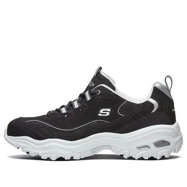 Sketchers D'lites 1.0 Low Top Sneakers - Black