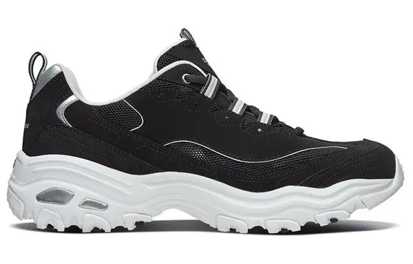 Sketchers D'lites 1.0 Low Top Sneakers - Black
