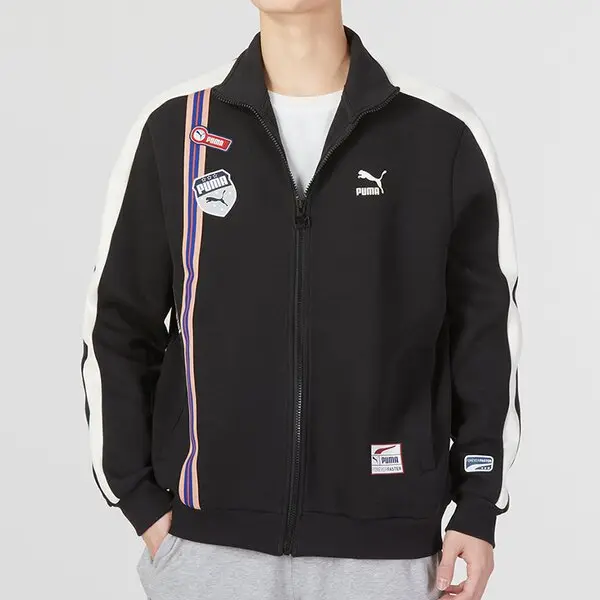 PUMA Team Badge Zipper Track Jacket