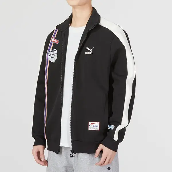 PUMA Team Badge Zipper Track Jacket