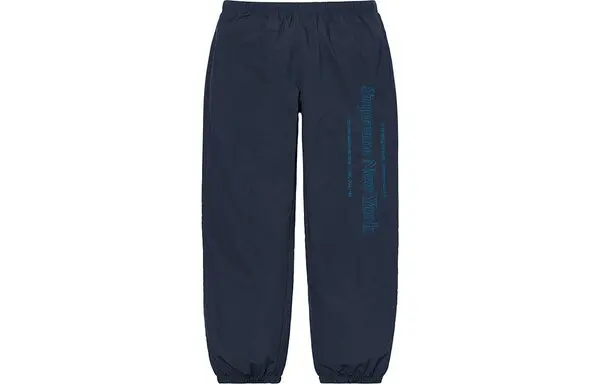 Supreme Side Logo Track Pants - Navy