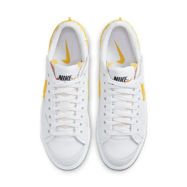 Nike Blazer Low Jumbo Sneakers - White/yellow