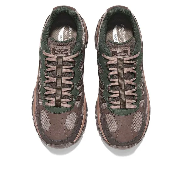Sketchers Arch Fit Footsteps Lace-up Sneakers - Brown
