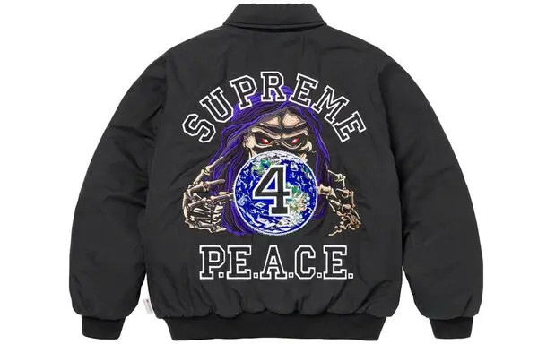 Supreme Peace Embroidered Work Jacket