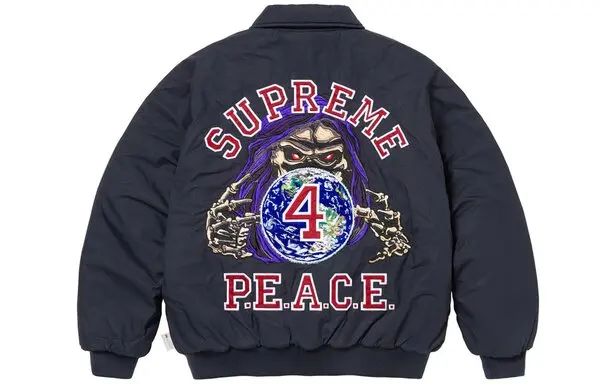 Supreme Peace Embroidered Work Jacket