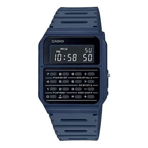 Casio Youth Vintage Calculator Watch - Blue