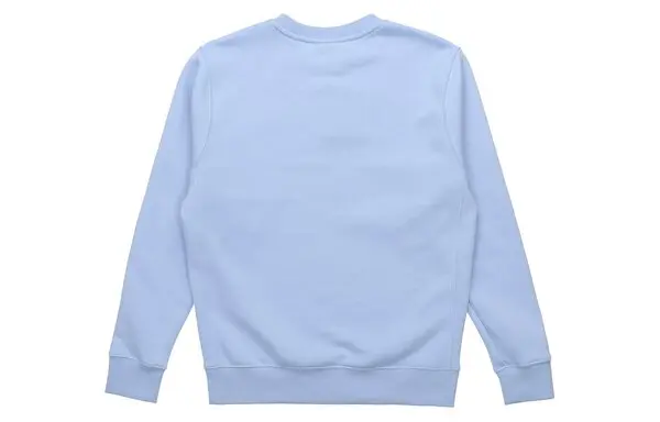 Nike Athleisure Casual Sports Fleece Lined Round Neck Pullover - Blue