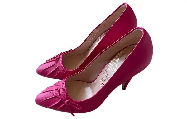 Gucci Nappa Bow High Heel Pumps