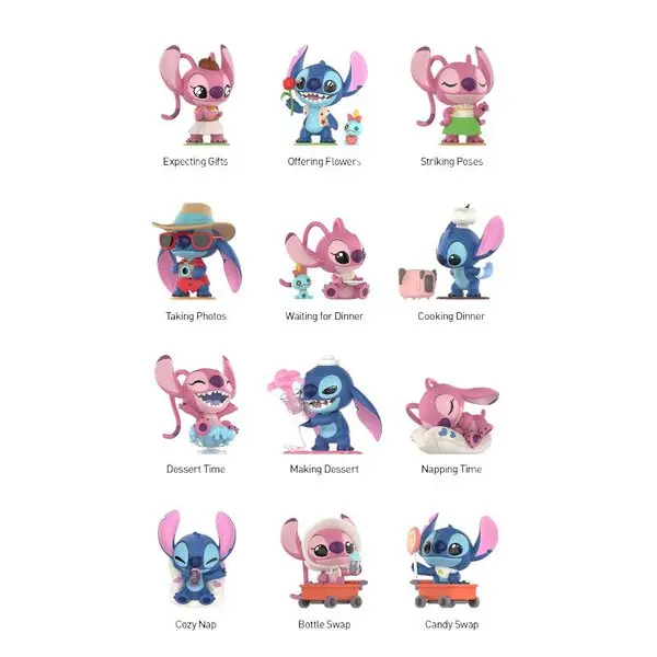POP MART Disney Stitch On A Date Blind Box Collection