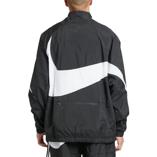 Nike Swoosh Half Zip Woven Jacket - Black/multi-color