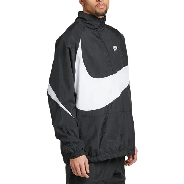 Nike Swoosh Half Zip Woven Jacket - Black/multi-color