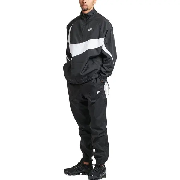 Nike Swoosh Half Zip Woven Jacket - Black/multi-color