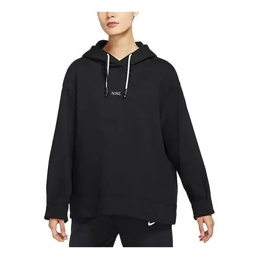 Nike Loose Fleece Hoodie - Black