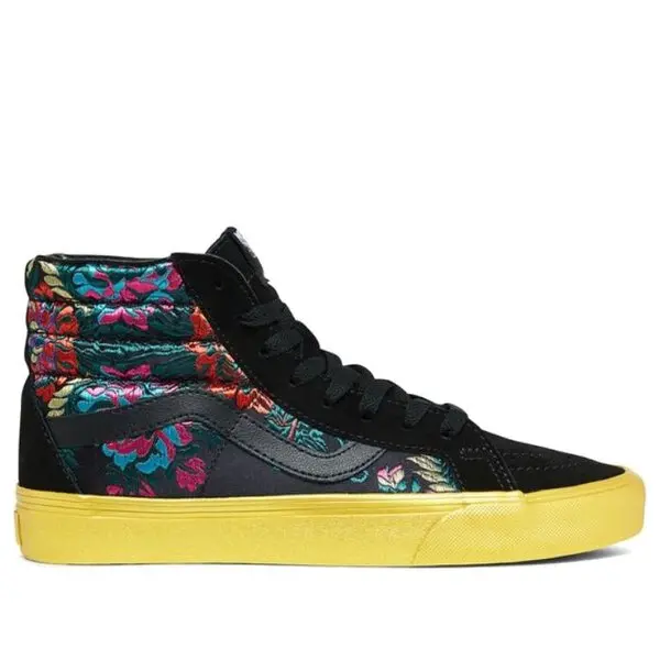 VANS Sk8-hi Reissue 'festival Satin' High Top Sneakers - Black/gold