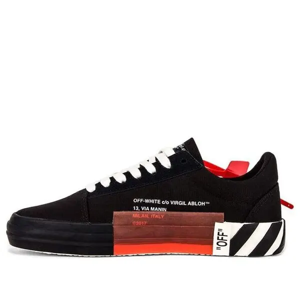 Off-White Vulc Low Top Sneakers - Black
