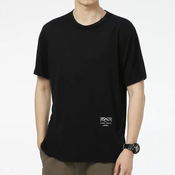 Nike U Nk Df Tee Db Trail Ssnl Sport Short Sleeves T Shirt - Black