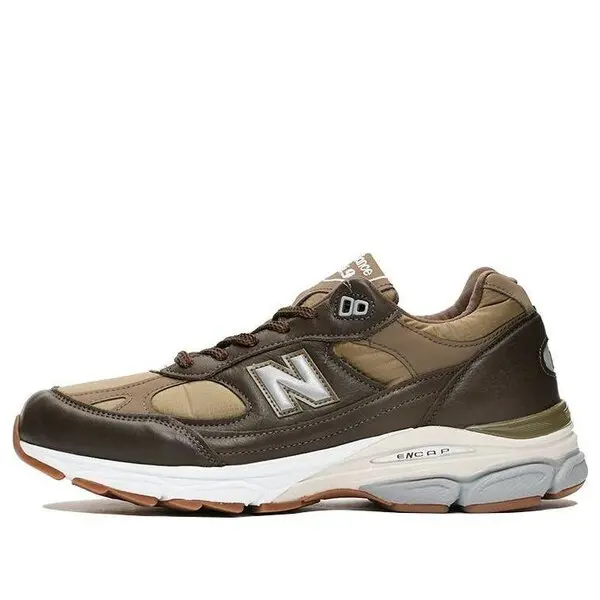 NEW BALANCE 991.9 Made In England "lakeside Pack" Sneakers - Brown/white