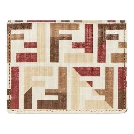Fendi Fw25 Roma Wallet - Beige
