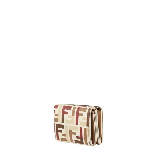 Fendi Fw25 Roma Wallet - Beige