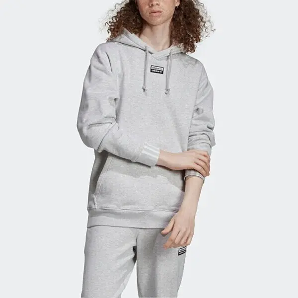 Adidas Originals Solid Color Hooded Pullover