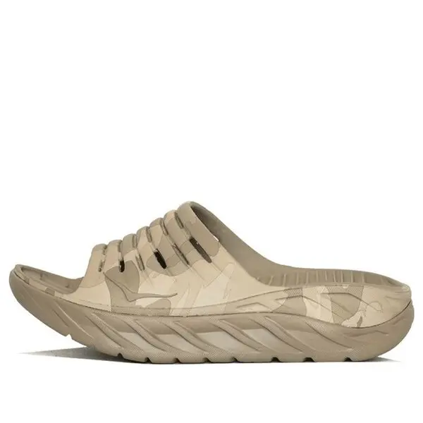 Hoka One One Ora Recovery Slide - Dune/oxford Tan