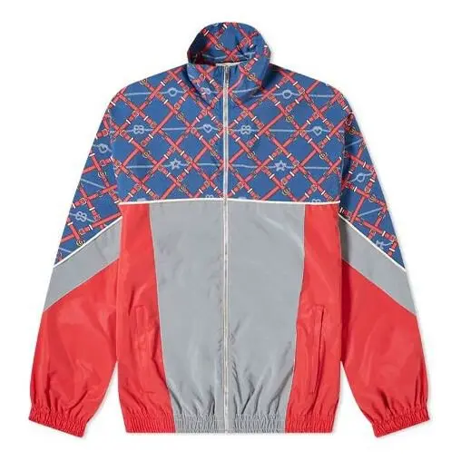 Gucci Retro Mosaic Printed Reflective Track Jacket - Multi-color