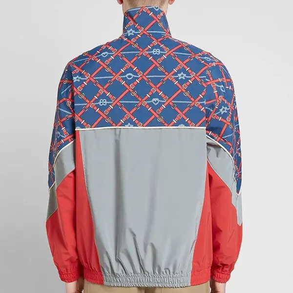 Gucci Retro Mosaic Printed Reflective Track Jacket