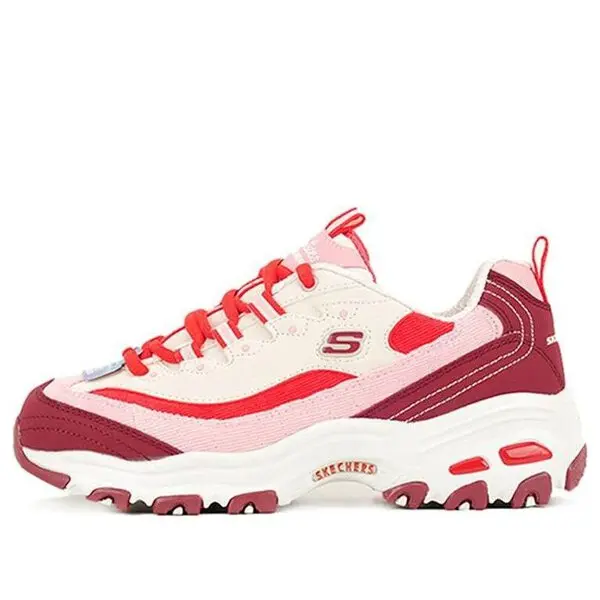 Sketchers D'lites 1.0 Splicing Athletic Sneakers - Red/pinkred