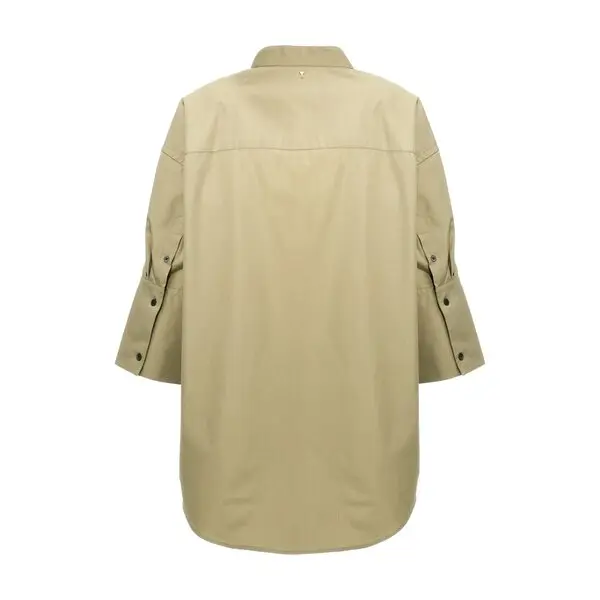 AMI Paris Three-quarter Sleeve Shirt - Green