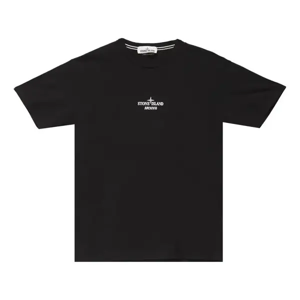 Stone Island Logo T-shirt - Black