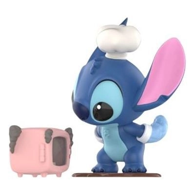 POP MART Disney Stitch On A Date Figurine Cooking Dinner - Multi-color