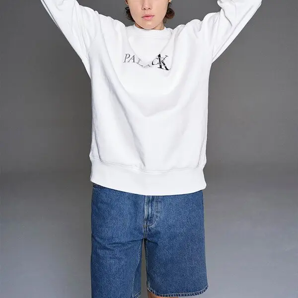 PALACE X Calvin Klein Crewneck Sweatshirt - White