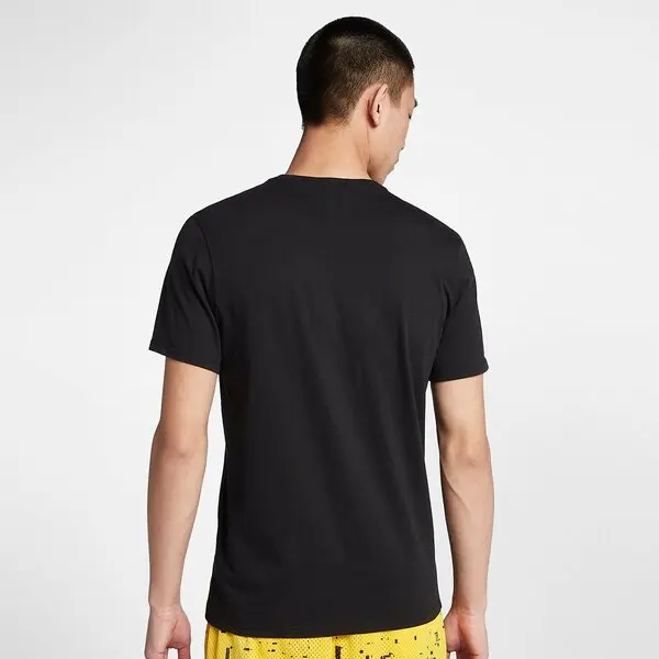 JORDAN Last Shot T-shirt 'black - Black/yellow
