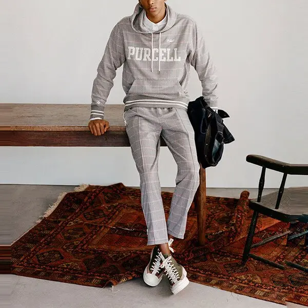 CONVERSE X Todd Snyder Crossover Series Plaid Pullover Hoodie