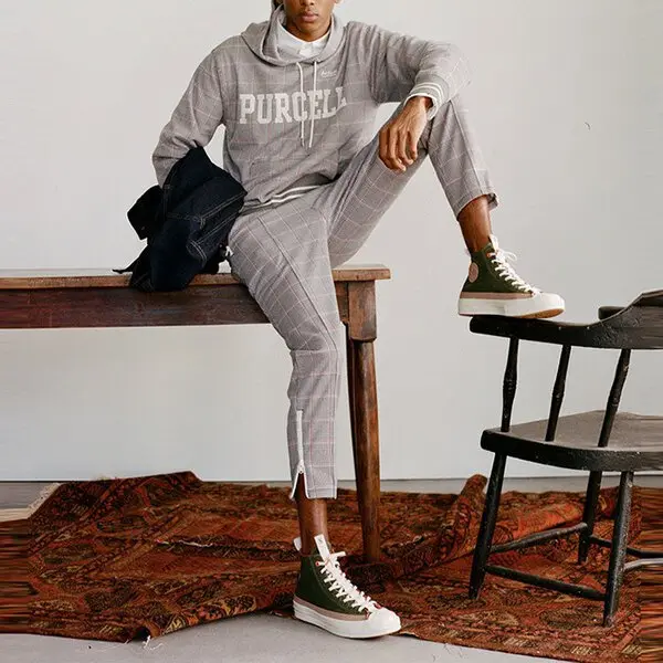 CONVERSE X Todd Snyder Crossover Series Plaid Pullover Hoodie
