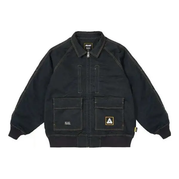 PALACE Fw22 Kevlar Denim Bomber Jacket - Navy