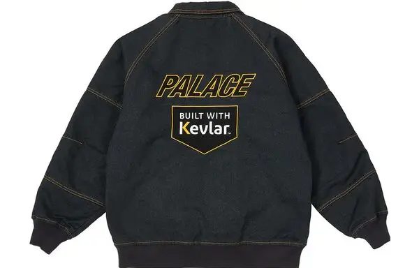 PALACE Fw22 Kevlar Denim Bomber Jacket - Navy