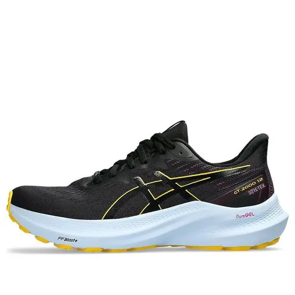 Asics Gt-2000 12 Gore-tex Sneakers - Black/saffron