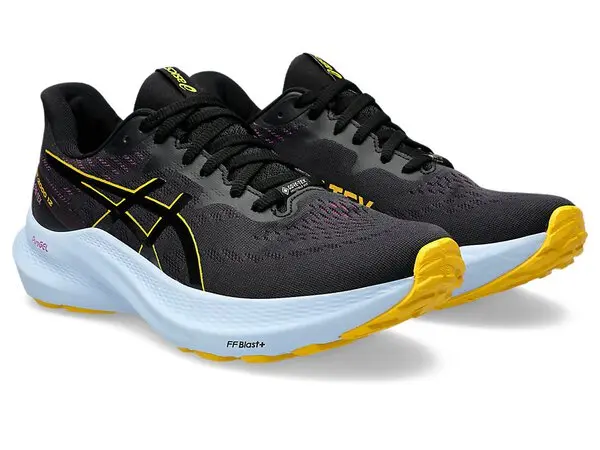 Asics Gt-2000 12 Gore-tex Sneakers - Black/saffron