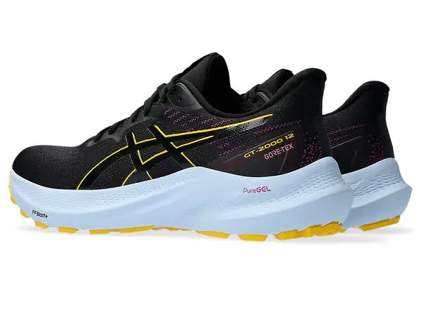Asics Gt-2000 12 Gore-tex Sneakers - Black/saffron
