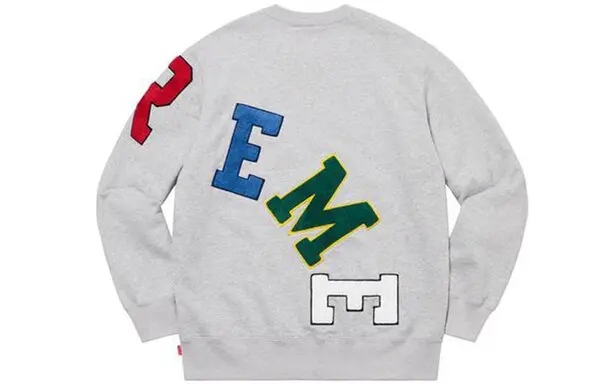 Supreme Big Logo Arc Crewneck Sweater