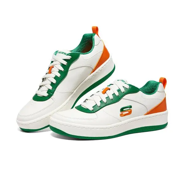 Sketchers Sport Court 92 Sneakers - White/green/orange