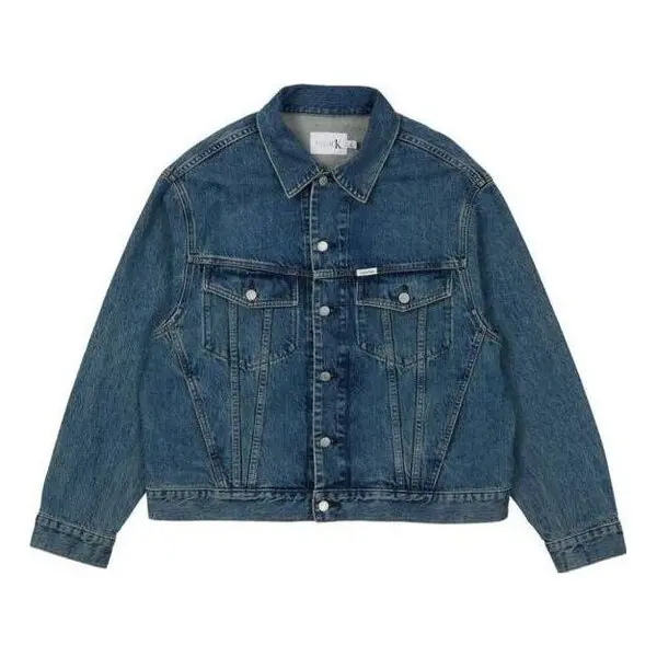 PALACE X Calvin Klein Relaxed Trucker Denim Jacket - Blue