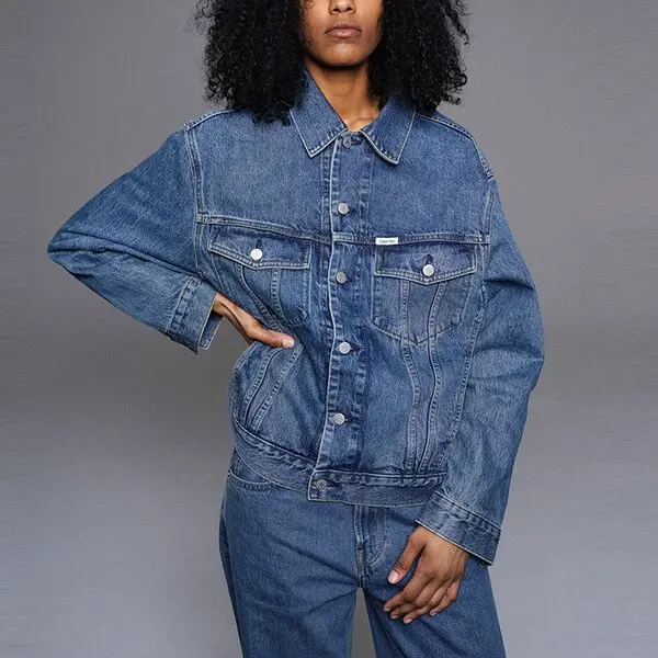 PALACE X Calvin Klein Relaxed Trucker Denim Jacket - Blue