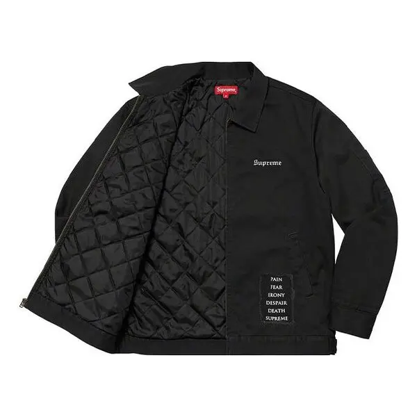 Supreme X The Crow Work Jacket - Black/white