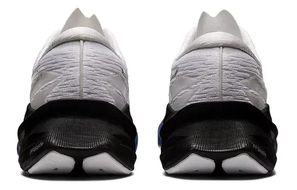 Asics Novablast 3 Platinum Athletic Sneakers - White/silver
